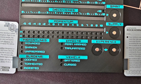 IronSworn - StarForged Player Dashboard – All-In BoardGames
