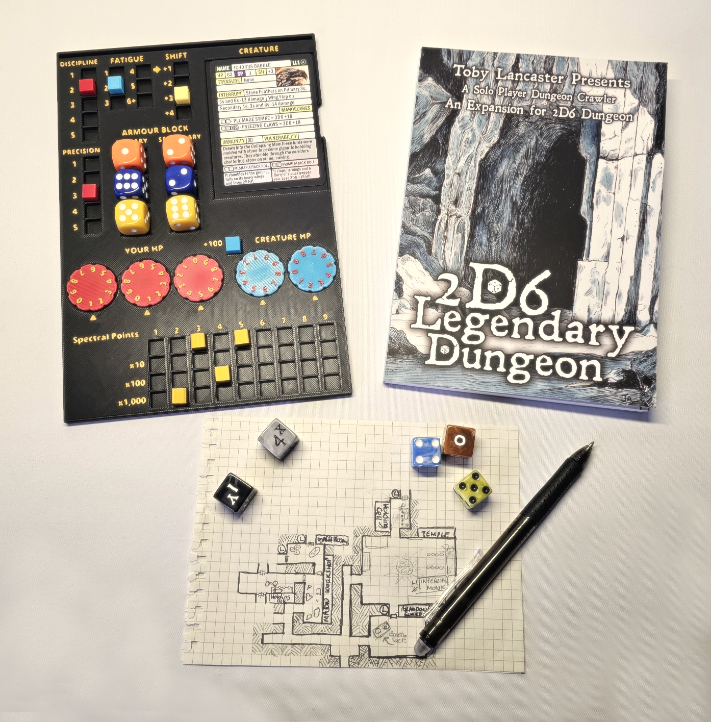 2D6 Legendary Dungeon - Unofficial Player Dashboard – All-In BoardGames